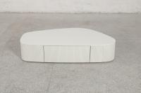 China Modern Coffee Table 48x24x16in with Marble Top and Brushed Gold Legs for sale
