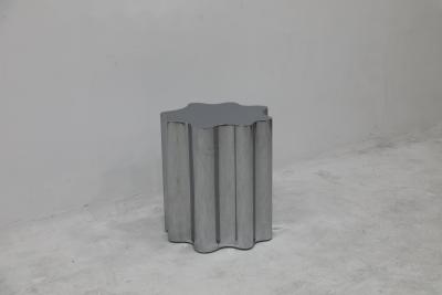 China MSJ Model 2 Coffee End Table Stainless Steel with Bronze Finish Customizable Top Options for sale