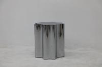 China MSJ Model 2 Coffee End Table Stainless Steel with Bronze Finish Customizable Top Options for sale