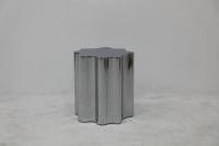 China MSJ Model 2 Coffee End Table Stainless Steel with Bronze Finish Customizable Top Options for sale