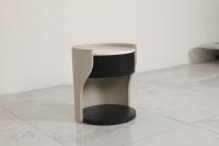 China Marble Top Wood Base End Table Customized For Your Business for sale