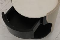 China Marble Top Wood Base End Table Customized For Your Business for sale