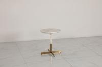 China MSJ 2 Coffee End Table Stainless Steel Bronze Finish Modern Minimalist 45 Days Delivery for sale