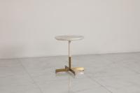 China MSJ 2 Coffee End Table Stainless Steel Bronze Finish Modern Minimalist 45 Days Delivery for sale