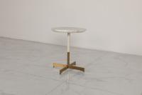 China MSJ 2 Coffee End Table Stainless Steel Bronze Finish Modern Minimalist 45 Days Delivery for sale