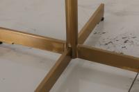 China MSJ 2 Coffee End Table Stainless Steel Bronze Finish Modern Minimalist 45 Days Delivery for sale