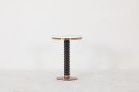 China Solid Wood Dining Table with Ceramic Top Customizable Stainless Steel Base for sale