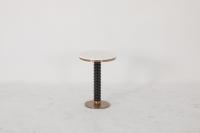 China Solid Wood Dining Table with Ceramic Top Customizable Stainless Steel Base for sale