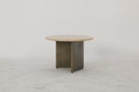 China Customizable Stainless Steel End Table Natural Marble Top 2 Piece MOQ for sale