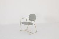 China Ceramic Top Dining Room Tables With Customized Metal Steel Base for sale