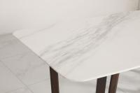 China Modern Natural Marble Top Dining Table For Stylish And Customizable Dining for sale