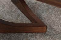 China Modern Oak Wood Top Dining Table Customized Wood Finish Rectangle for sale