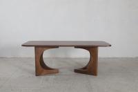 China Modern Oak Wood Top Dining Table Customized Wood Finish Rectangle for sale