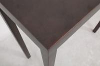 China MSJ Customizable Console Table Stainless Steel Base Oak MDF Top Living Room Furniture for sale