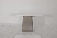 China Modern Customized Console Table With Marble Top And Stainless Steel Base for sale