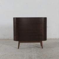 China Modern Customized Console Table with Natural Marble Top and Solid Oak Drawers for sale