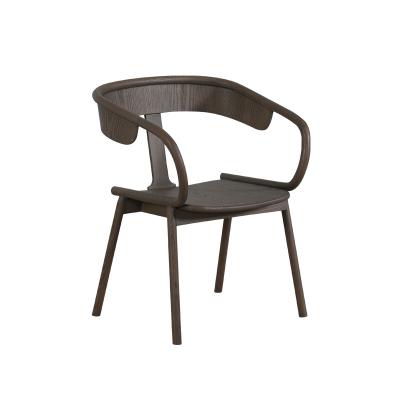 China Solid Oak Banquet Chair 750x500x600mm Brown Unfolding for Hotels Events for sale