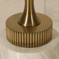 China Artificial Marble Top Stainless Side Table For Bed Room for sale