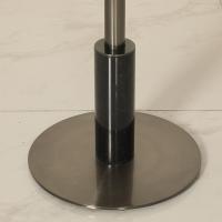 China Matt Gold Stainless Steel Side Table 500x550mm Customizable Top for sale
