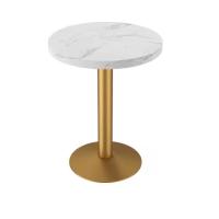 China No Folded Hot Pot Table Customized Colour Brushed Gold For End Dining Experience for sale