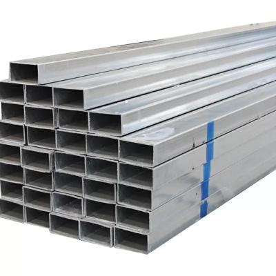 China Galvanized Rectangular Tube , Hot Dip Galvanized Square Pipe Price for sale