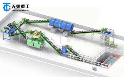 China Fertilizer Granulation Line Compound Fertilizer Granulator Npk Fertilizer Making Machine for sale