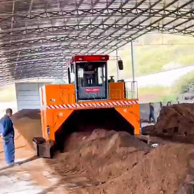 China Manufacturing Plant Crawler Type Organic Manure Fermentation Equipment Compost Turner for sale
