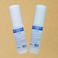 China Polypropylene Melt Blown PP Filter Cartridge 30mm ID 60mm OD with 1-50μm Filtration Accuracy for Water Purification for sale