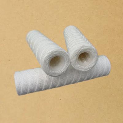 China Cotton Cord Wrapped Water Filter Cartridges - 5-100 Micron Filtration for Drinking Water & Industrial Applications for sale