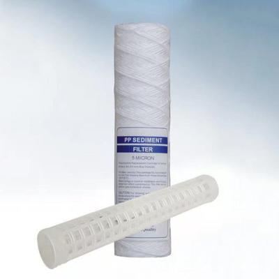 China PP Cotton Wound Filter Element with Framework - 5-100 Micron Precision Water Treatment Filter for Industrial Applications for sale
