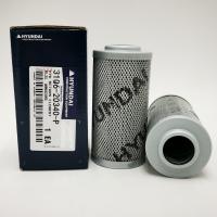 China Excavator Hydraulic Filter 99% Filtration Efficiency -40°C to 100°C Stainless Steel for sale