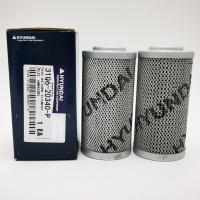 China Excavator Hydraulic Filter 99% Filtration Efficiency -40°C to 100°C Stainless Steel for sale