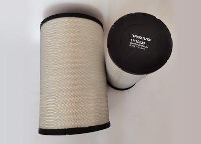 China P783611 P783612 Air Cleaner Filter Element for Wheel Loader Excavator - 150-180 m³/h Flow Rate with 8 Million Anion Concentration for sale