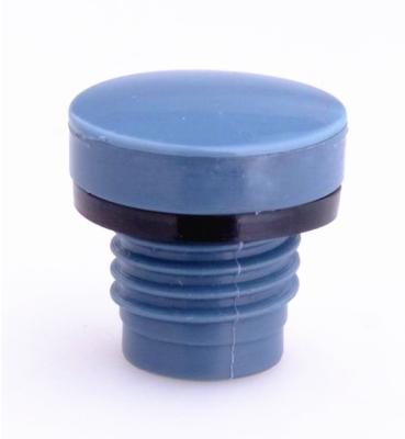 China Acid-Proof Plastic Car Battery Vent Plug M23.3 x 3mm White Grey Valve for sale