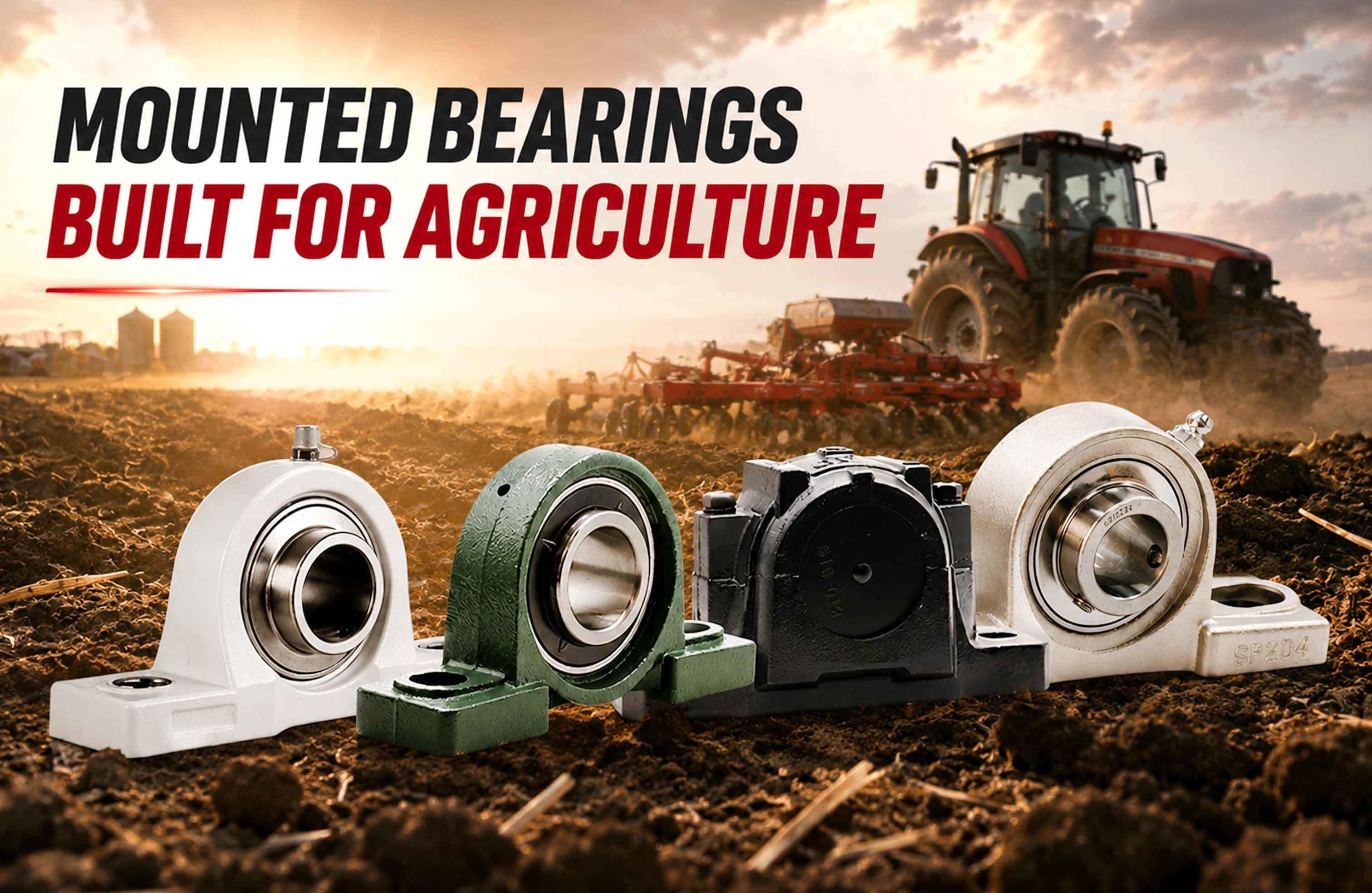 Agricultural Mounted Bearing Housing Material Selection: Cast Iron, Pressed Steel, Stainless Steel & Thermoplastic