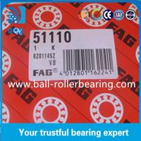 China Chrome Steel 51110 Thrust Ball Bearing Two Way C0 C1 Clearance Free sample for sale