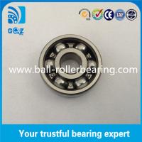 China Chrome Steel Rings Ceramic Hybrid Ball Bearing 12mm Height Long Durability 6301 for sale