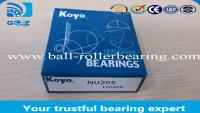 China Low Friction Cylindrical Wheel Roller Bearings NU205 , Industrial Roller Bearings for sale