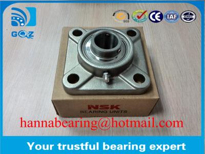 China Stainless Steel SUCF202 Insert Bearing Pillow Block Ball Bearings 4 Bolt for sale