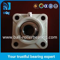 China White Housing Plastic Pillow - Block Linear Ball Bearings Durability UCF205-16 for sale