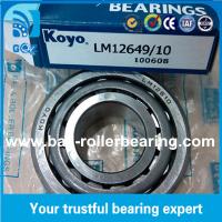 China LM12649/10 Tapered Wheel Bearings Rodamientos KOYO High Precision for sale