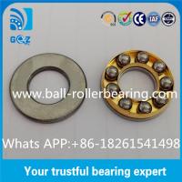 China Brass Cage F8-16M Miniature Thrust Ball Bearing With Seat Washers 8*16*5mm for sale