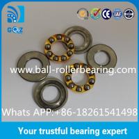 China Brass Cage F8-16M Miniature Thrust Ball Bearing With Seat Washers 8*16*5mm for sale
