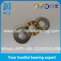 China Brass Cage F8-16M Miniature Thrust Ball Bearing With Seat Washers 8*16*5mm for sale