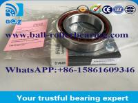 China Brass cage double row angular contact ball bearings Chrome steel for sale