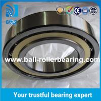 China Nylon Bakelite Brass Cage Angular Contact Ball Bearing With Chrome Steel Gcr15 for sale