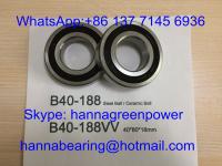 China B40-188VV 15000RPM Steel Ball Bearing B40-188-2RS  High Speed Motor Bearing 40*80*18mm for sale