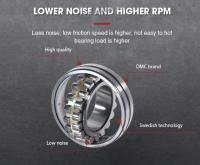 China SKF 22207CA / W33 Spherical Roller Bearing With Steel / Brass Cage For Machinery Production for sale