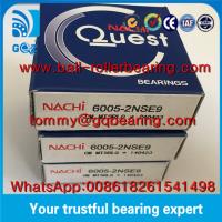 China Japan Origin Rubber Sealed Deep Groove Ball Bearing NACHI 6005-2NSE9 for sale