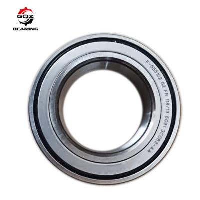 China Steel Cage Double Row F-555102 Deep Groove Ball Bearing OD 45*75*19mm for sale